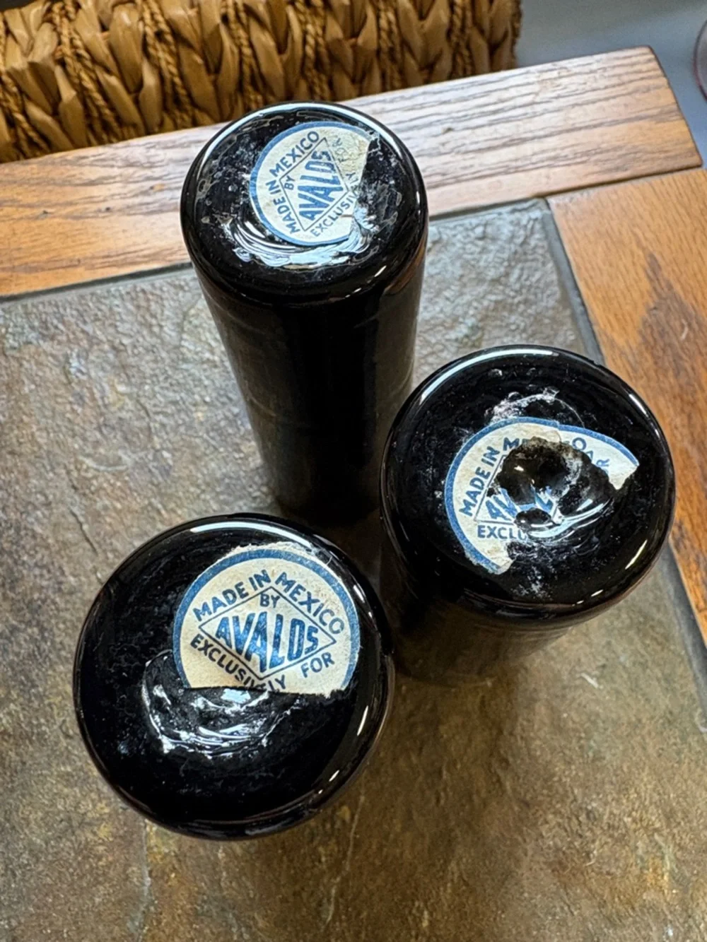 Avalos | Accents | Vintage Handblown Black Amethyst Glass Mexican Glass ...